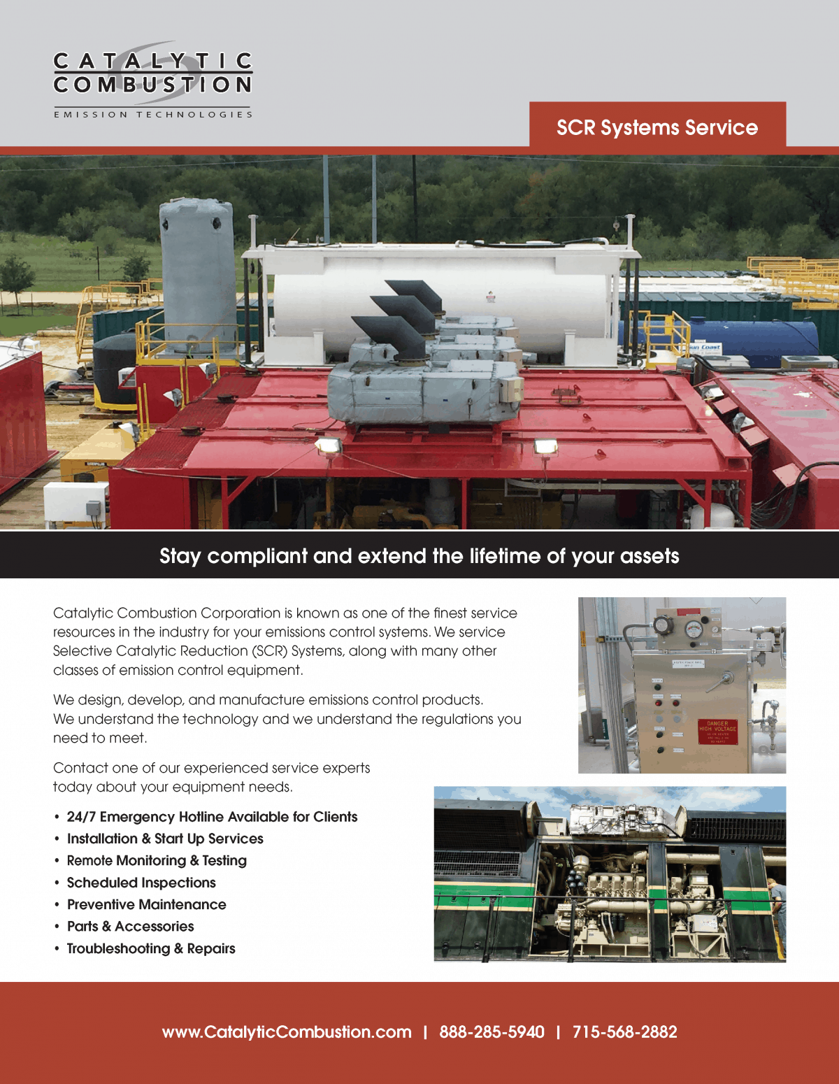 Selective Catalytic Reduction Power Generation - SCR System